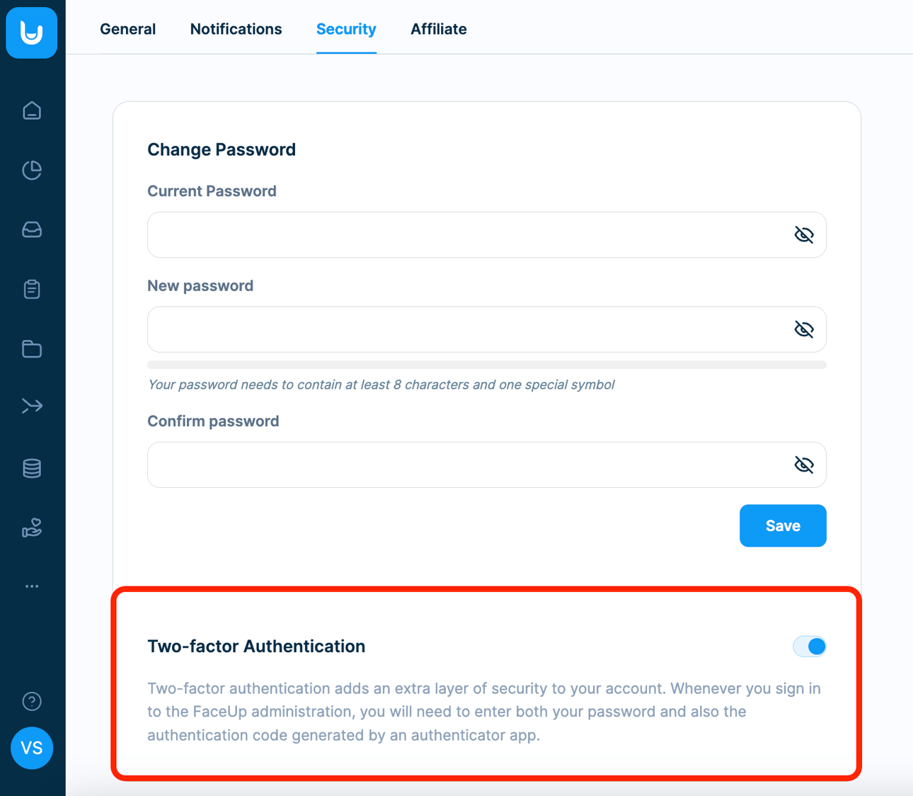 Two-factor authentication